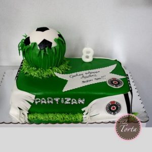 Torta Partizan, fudbal i lopta - Halo torta Beograd