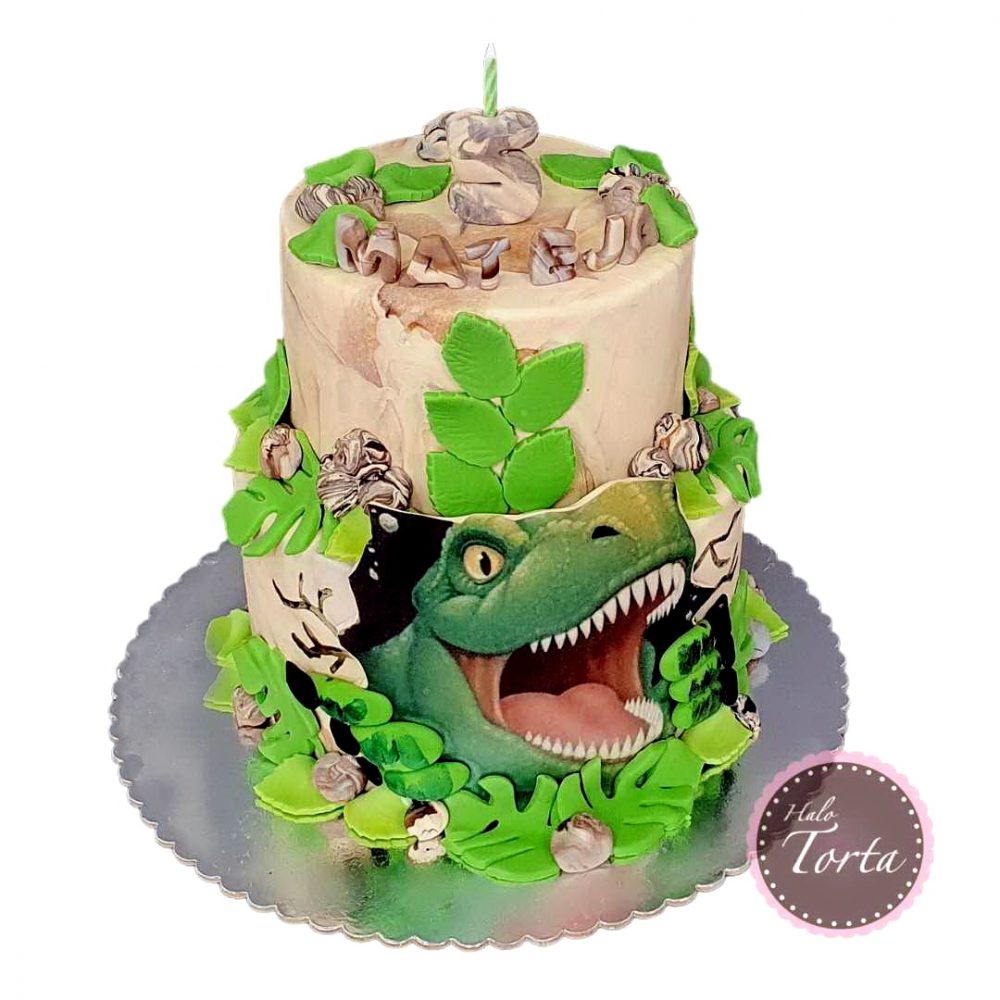 Dinosaurusi torte - Dečije torte - Halo torta Beograd