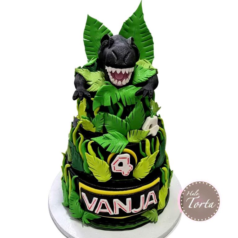Dinosaurusi torte - Dečije torte - Halo torta Beograd