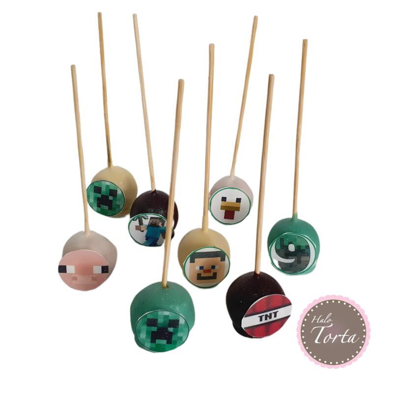 Cake pops Minecraft